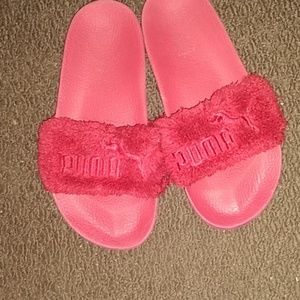 Puma Shoes | Rihanna Fenty Slide In Pink | Poshmark
